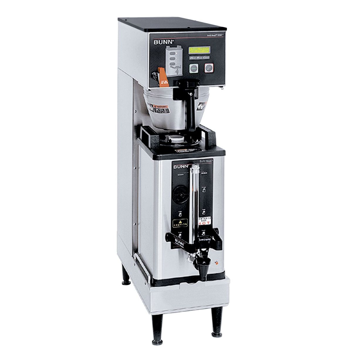 Bunn Single SH Soft Heat DBC, Stainless 120V with Funnel Locks (33600. ...
